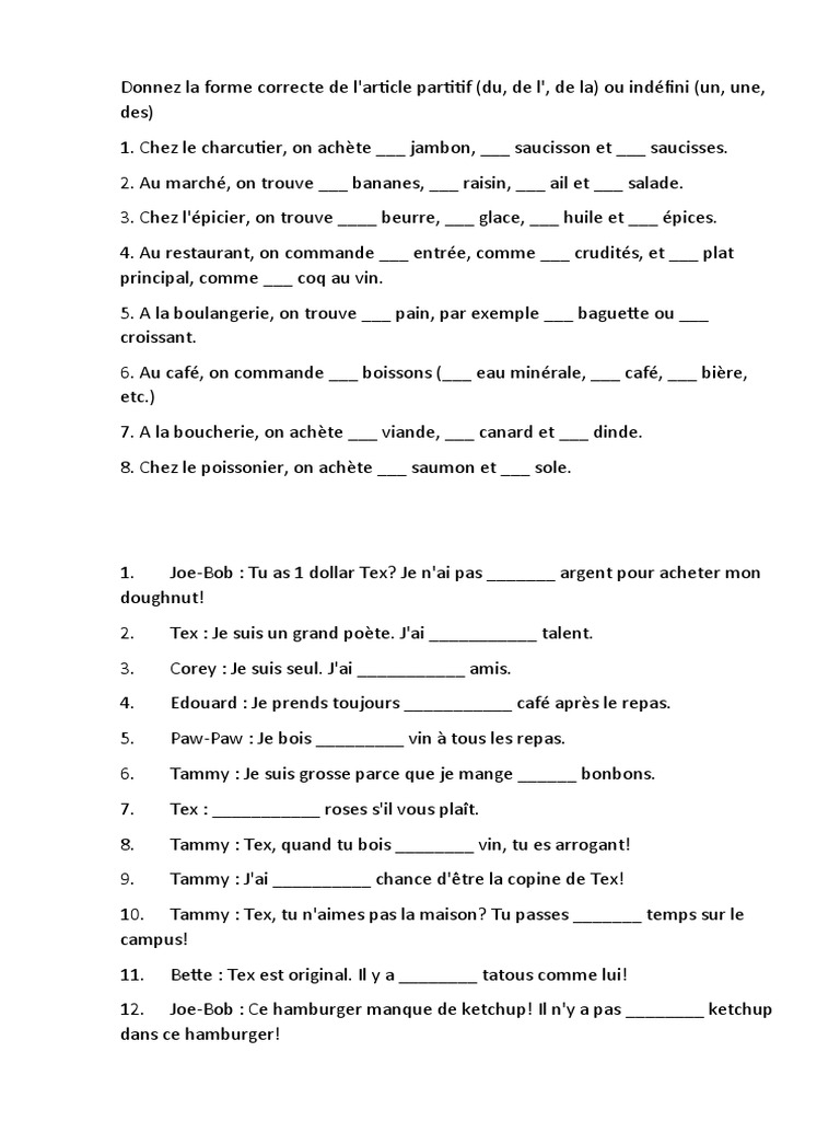 Donnez La Forme Correcte de L | PDF