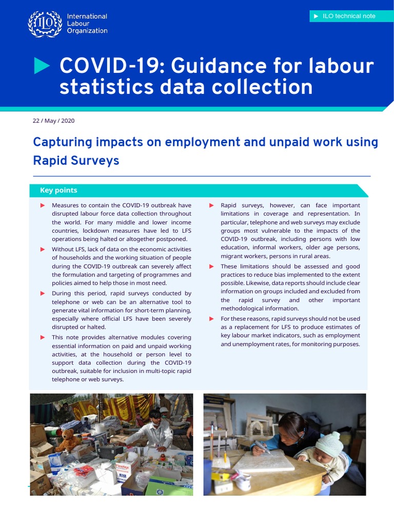 COVID-19 Labour Data Collection Guide | PDF | Survey Methodology ...