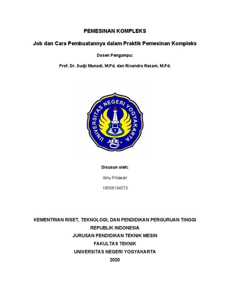Contoh Cover Uny | PDF