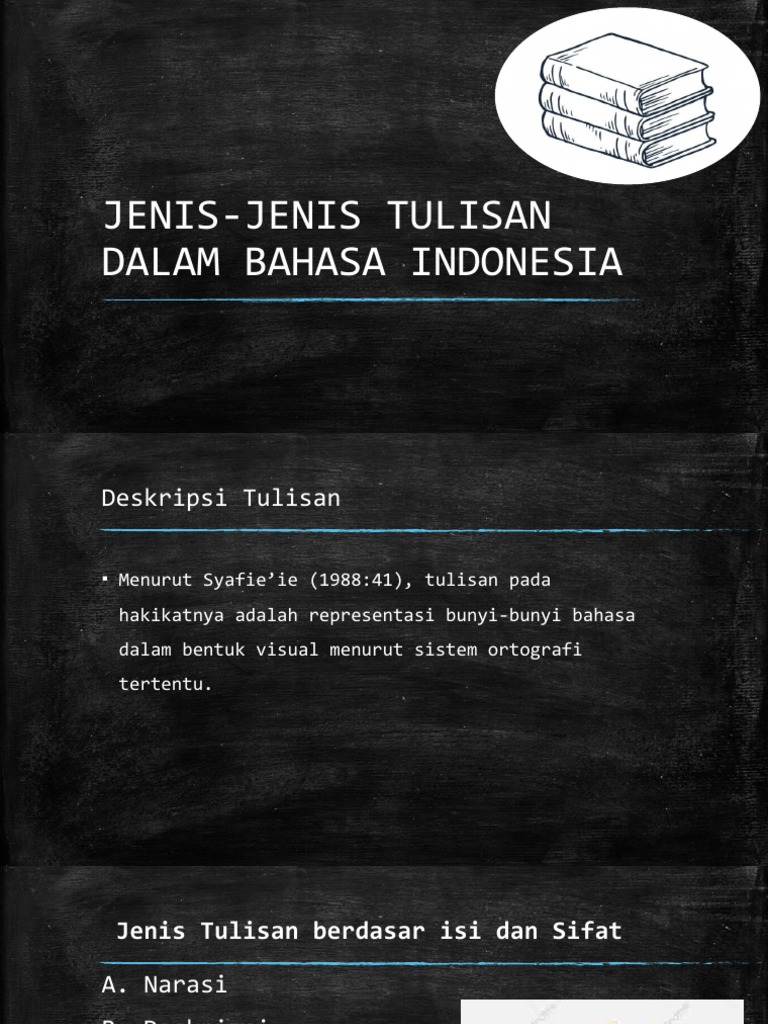 Jenis-Jenis Tulisan | PDF | Karier & Perkembangan