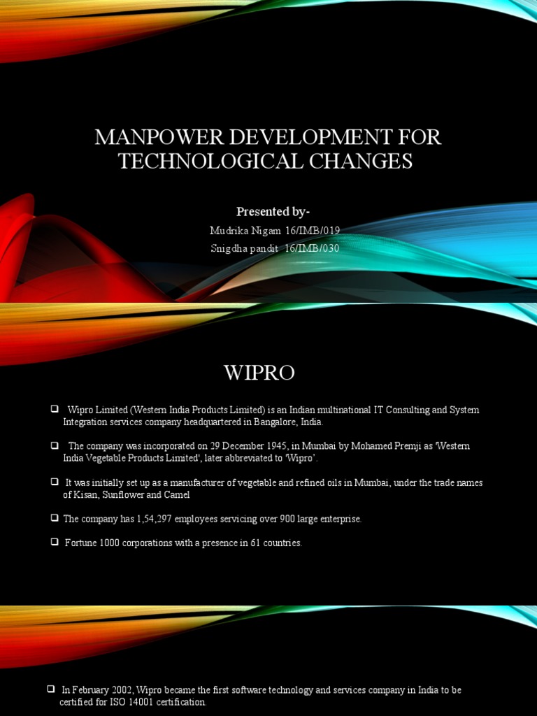 Manpower Development For Technological Changes | PDF | Leadership ...
