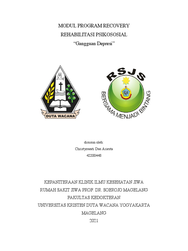 Modul Program Recovery | PDF | Pengembangan Diri