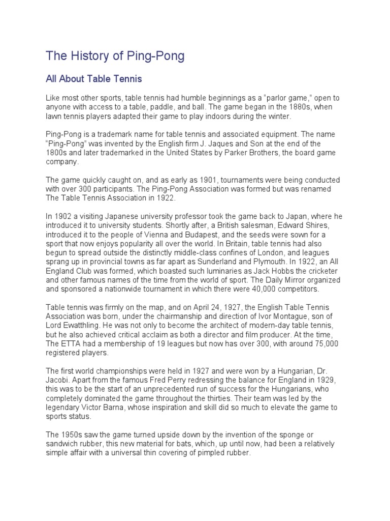 The History of Ping | PDF