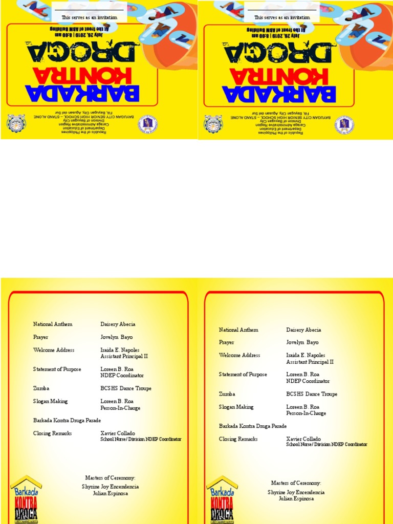 Program Barkada Kontra Droga | PDF