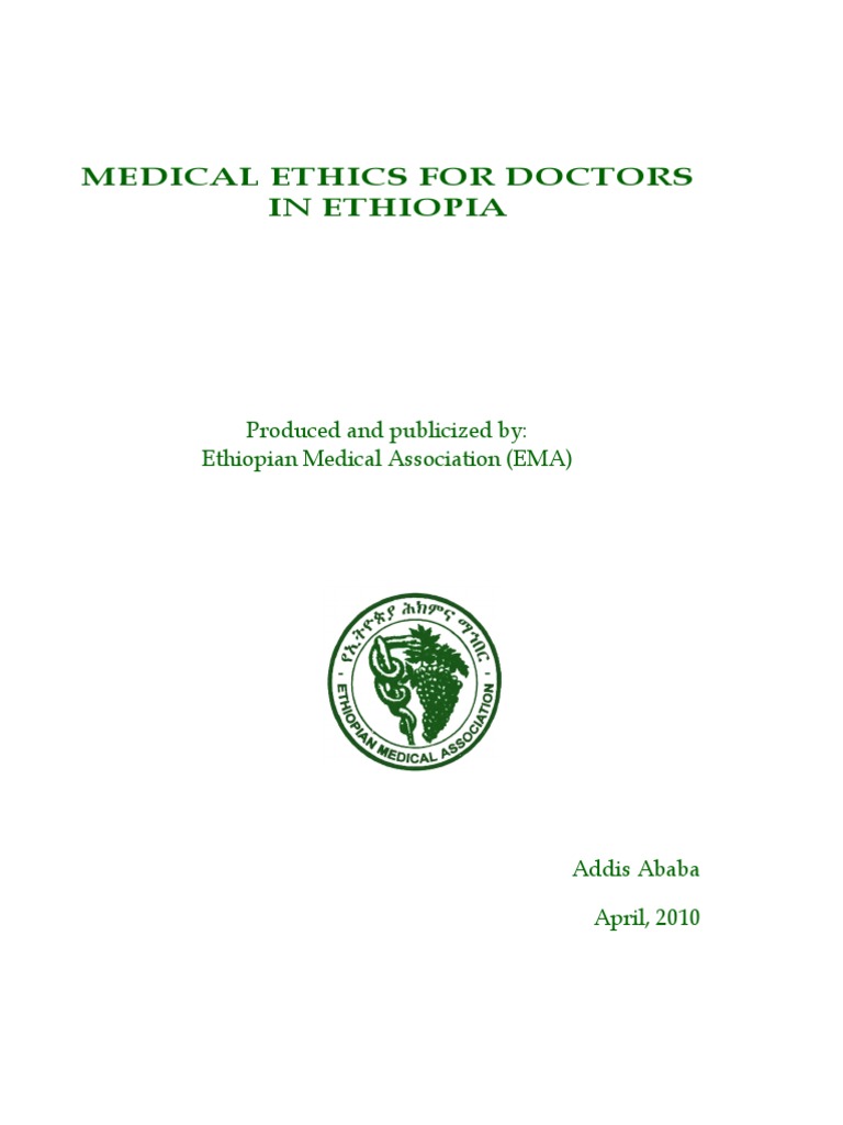 Medical Ethics For Doctors in Ethiopia | PDF | Informed Consent ...