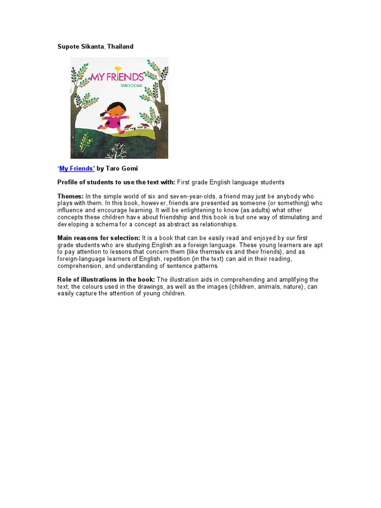 Lesson-Plan-My Friends | Download Free PDF | Noun | Plural