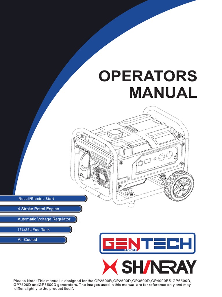 Gentech Power Operators Manual | PDF