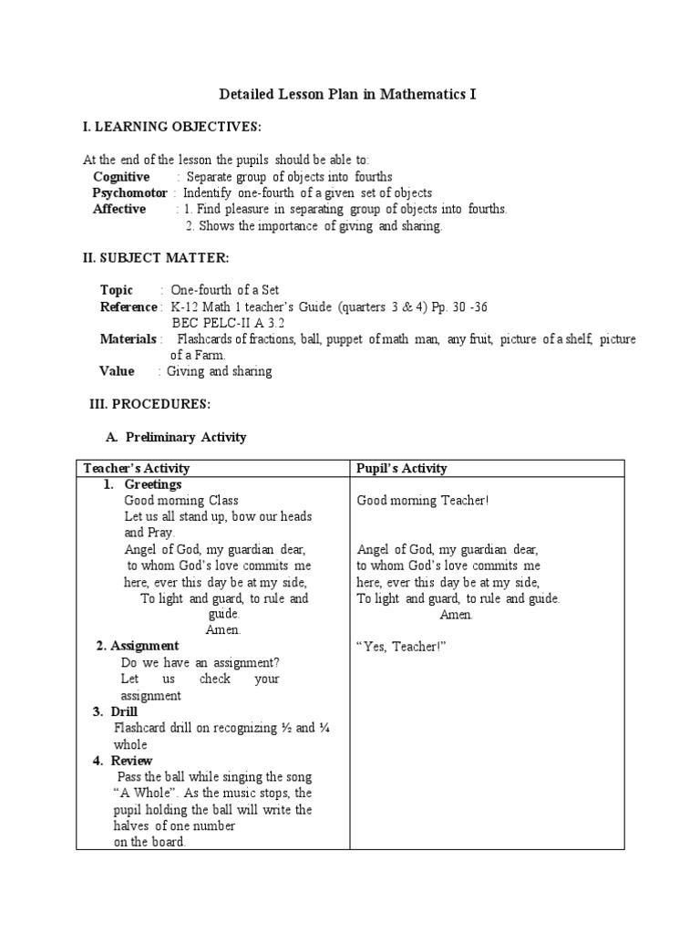 Teaching One-Fourth Fractions Through Real-World Examples, Role Playing ...