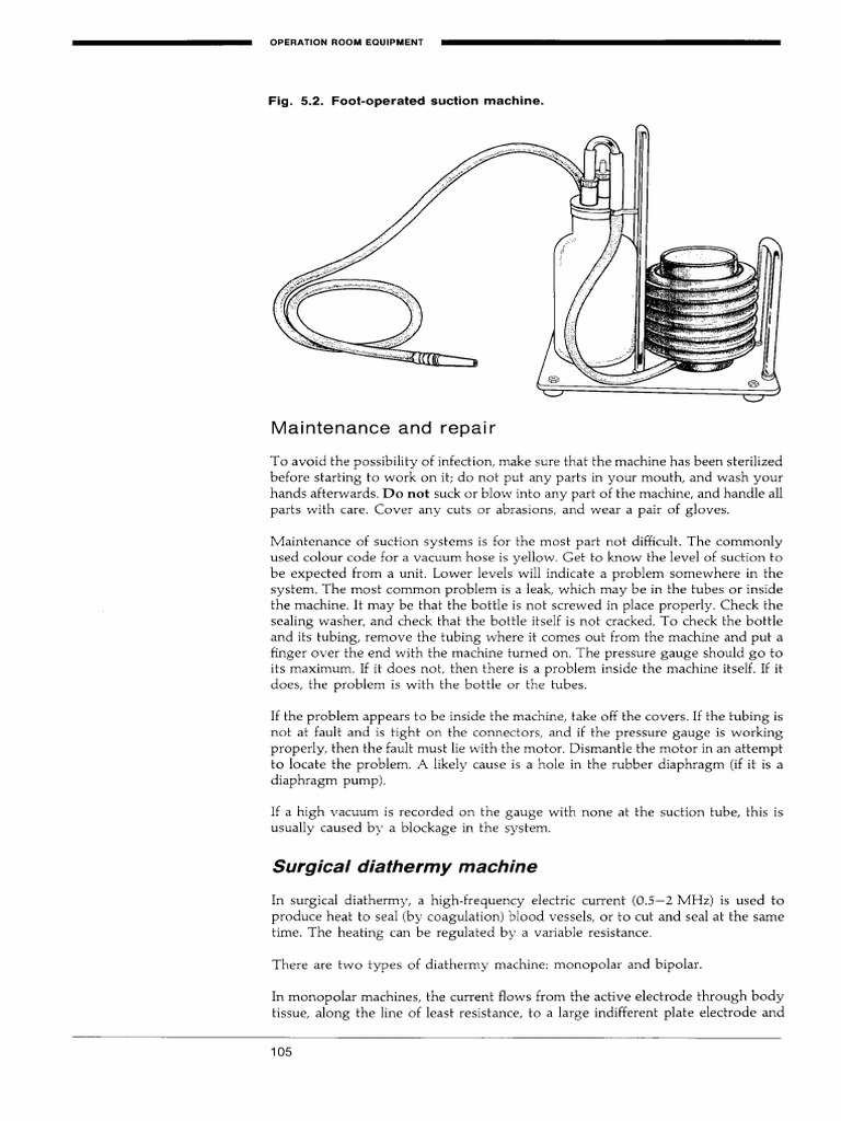 Surgical Diathermy Machine Overview | PDF | Electromagnetism | Equipment