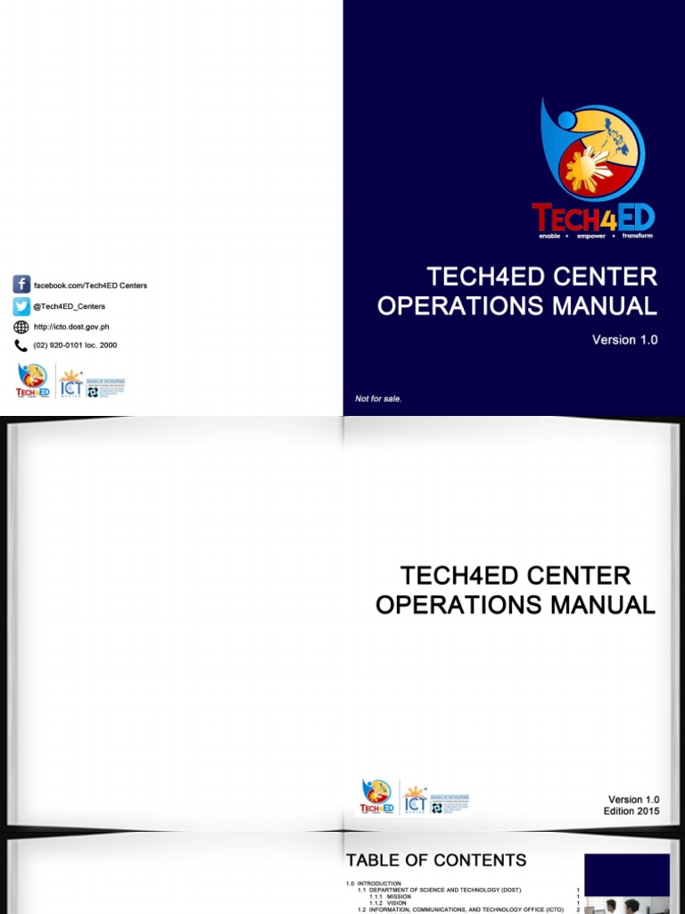 Tech4ed Center Operations Manual | PDF