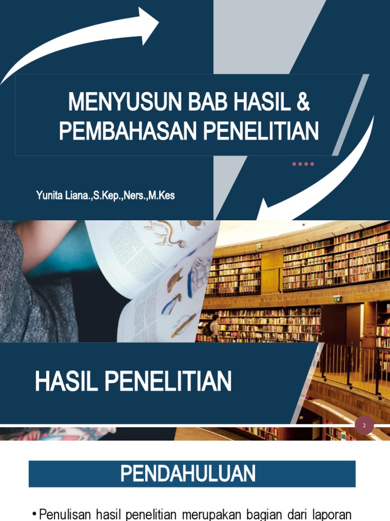 Penyusunan Bab Hasil, Pembahasan, Kesimpulan Dan Saran | PDF