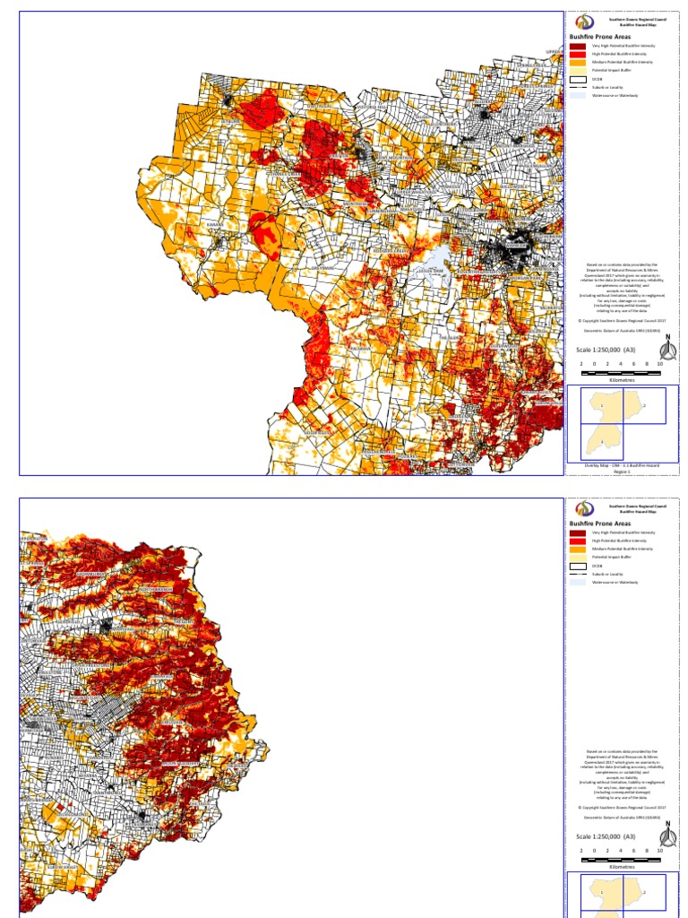 06 Bushfire Hazard Overlay Maps | PDF | Physical Geography | Australia
