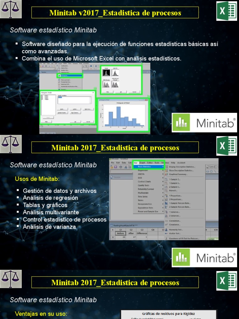 Estadistica de Proceso Cálculos Metalúrgicos Con MINITAB | PDF