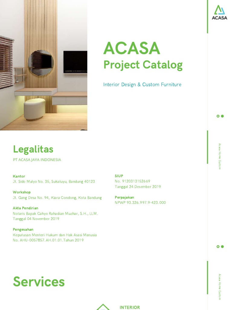 ACASA Project Catalog: Interior Design, Custom Furniture, and Construction Services for ...