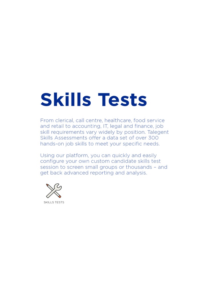 Skills Test Catalog | PDF | Microsoft Office | Microsoft Office 2010