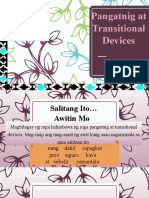 Mga Transitional Devices Sa Filipino | PDF