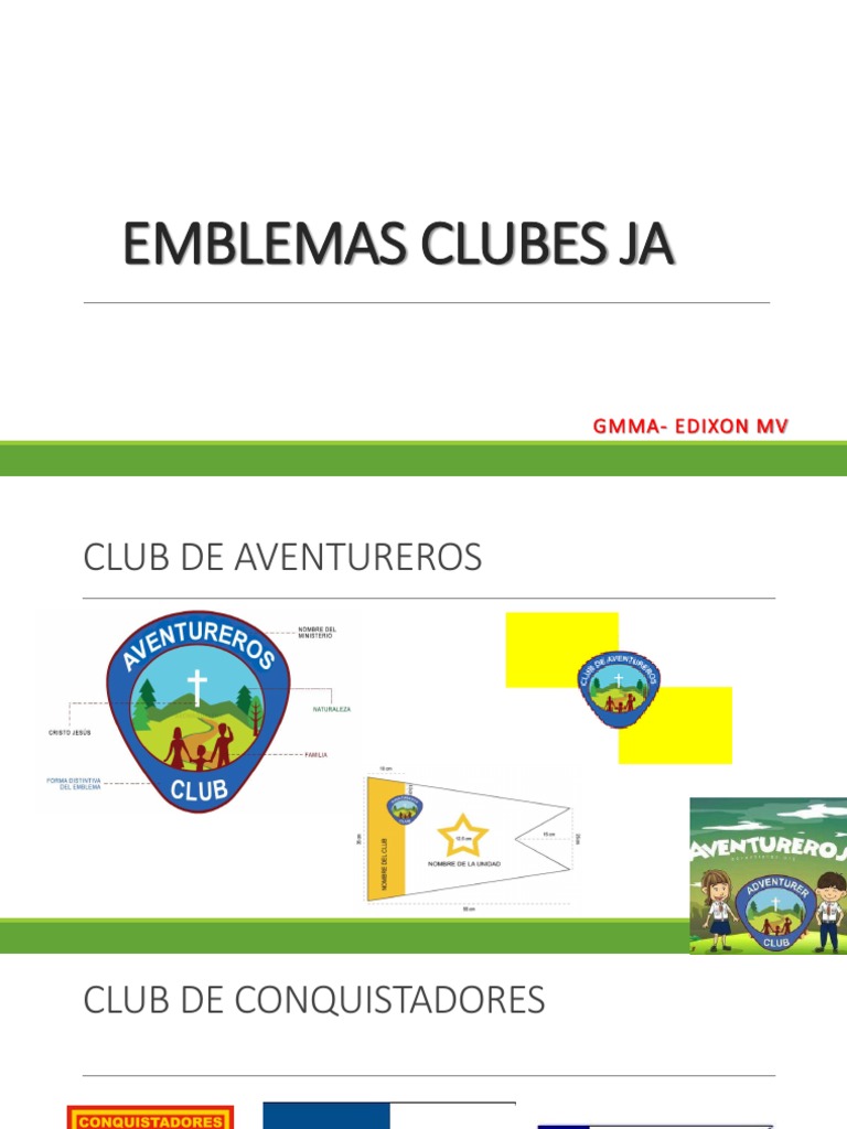 Emblemas de Clubes Juveniles JA | PDF