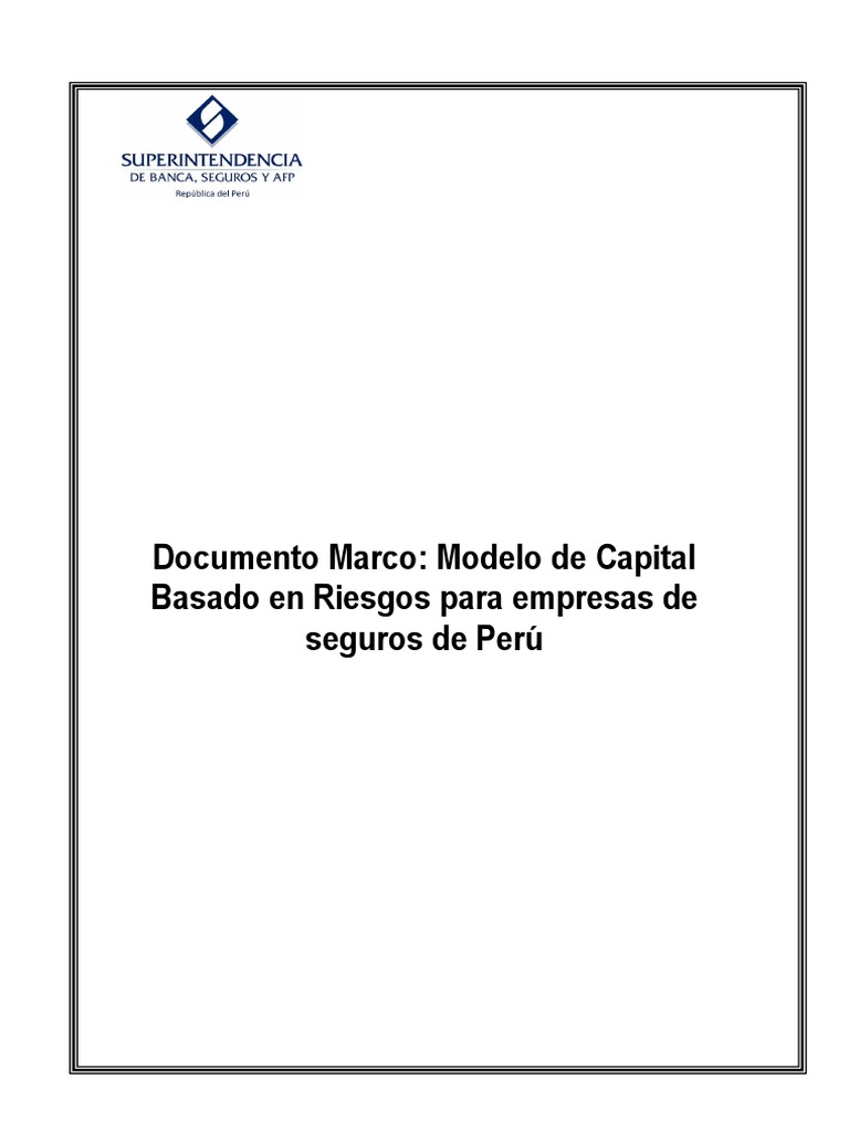 Documento Marco | PDF | Reaseguro | Seguro