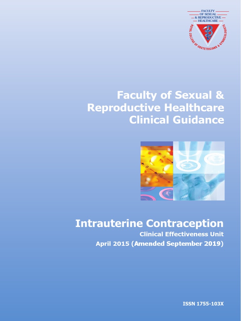 FSRH Guideline Intrauterine Contraception Sep 2019 | PDF | Birth ...