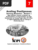 Grade 7 Module in Ap (3rd Quarter 2nd Module) | PDF