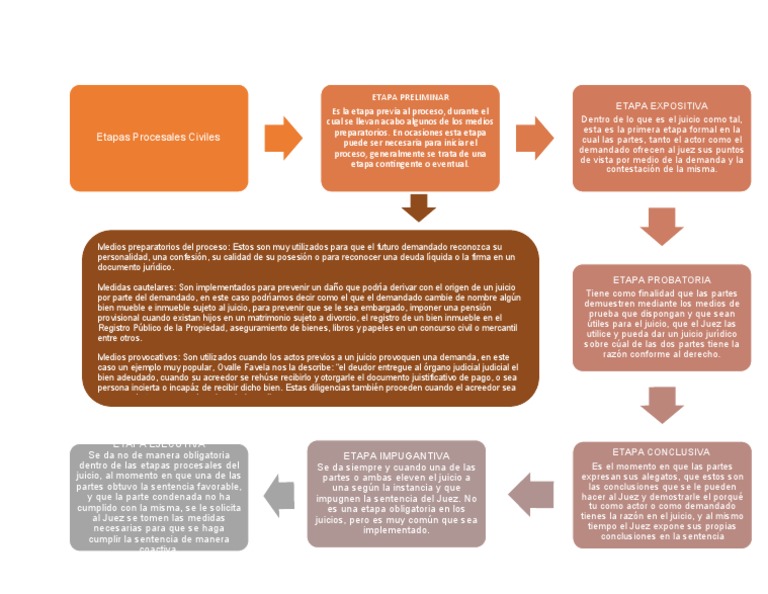 Etapas Procesales | PDF | Sentencia (ley) | Evidencia (ley)