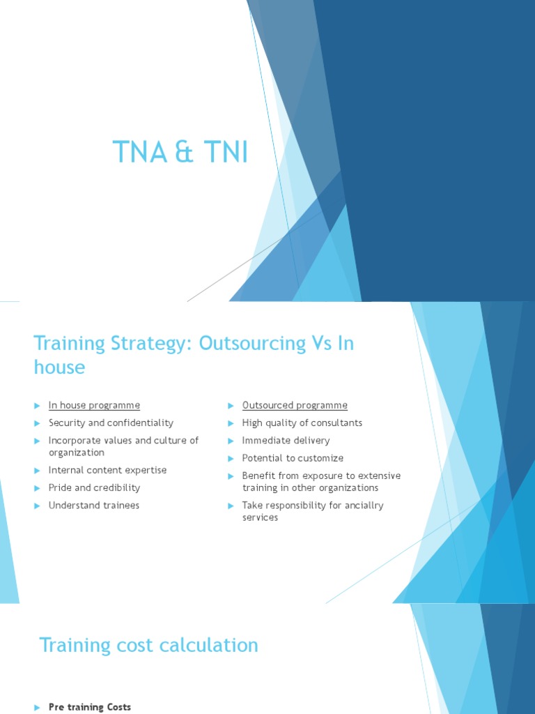 Tna & Tni | PDF | Survey Methodology | Performance Appraisal