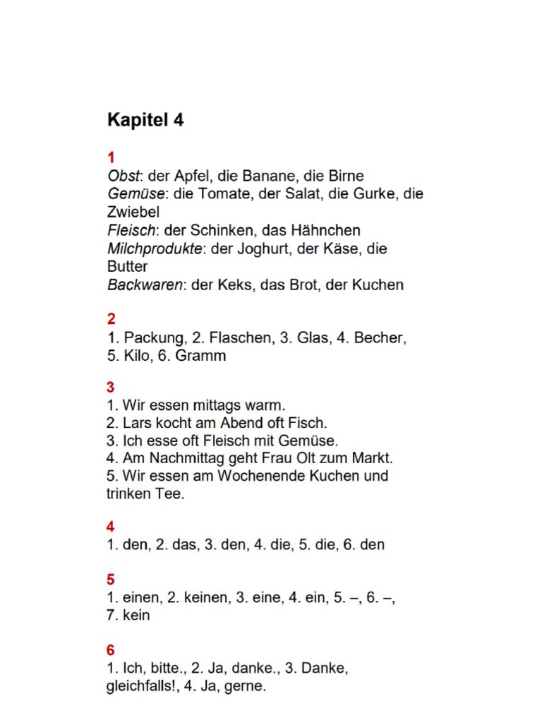 Kapitel 4 Lösungen | PDF