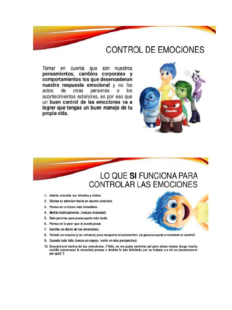 Control de Emociones | PDF