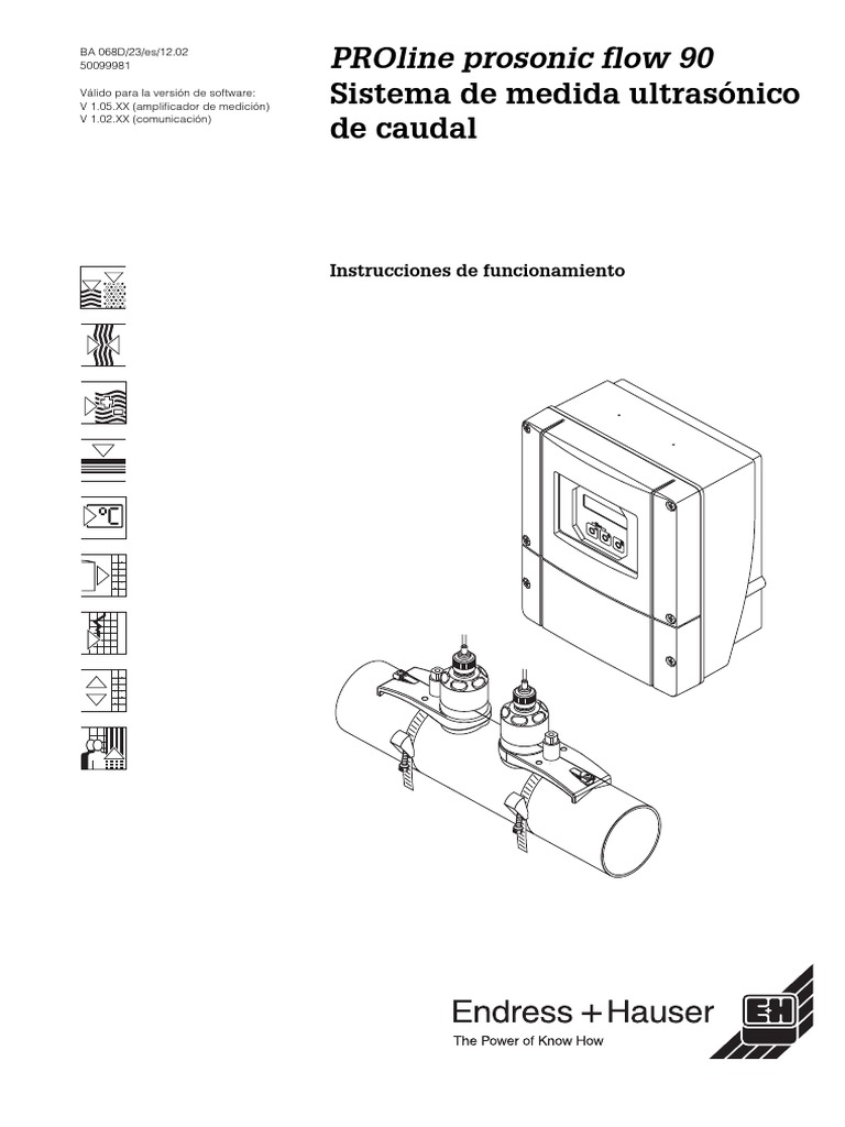 Prosonic Flow 90 E+H | PDF | Residuos | Contaminación