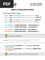 Chart Patterns Cheat Sheet | PDF