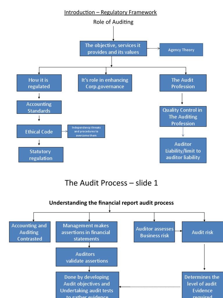 Role of Auditing: Introduction - Regulatory Framework | PDF | Internal ...