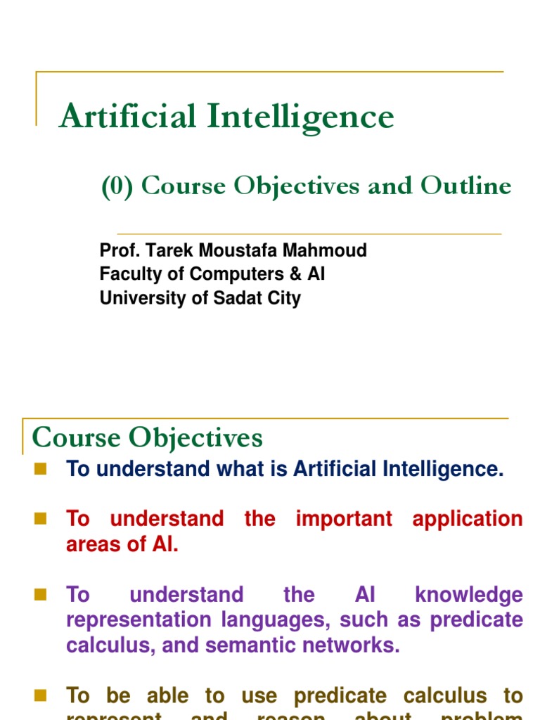 Artificial Intelligence | PDF | Artificial Intelligence | Intelligence ...