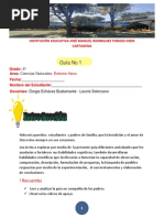 Guia # 3 La Fuerza y El Movimiento. 3° Grado | PDF