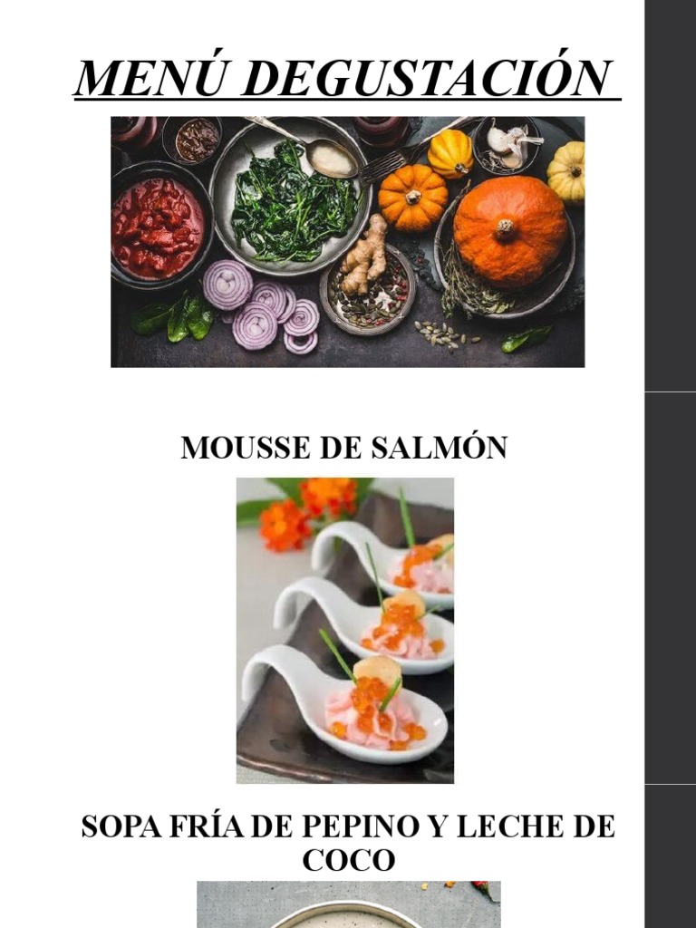 Menú Degustación | PDF