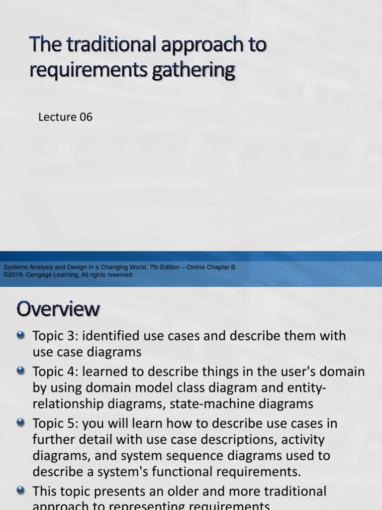 Systems Analysis and Design in A Changing World, 7th Edition - Online ...