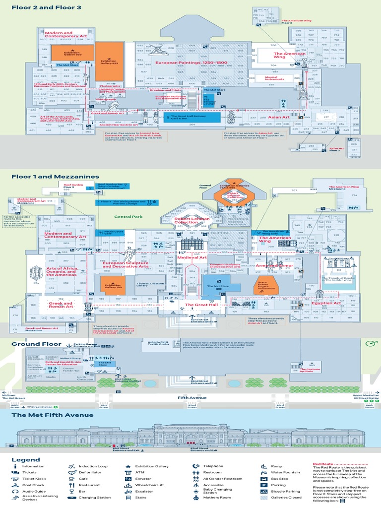 Met Fifth Avenue Floor Plan Guide | PDF