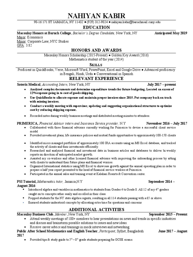 Nahiyan Kabir: Education | PDF | Financial Adviser | Databases