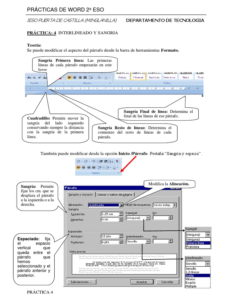 Práctica4 2ºeso | PDF | Informática | Informática y tecnología de la información