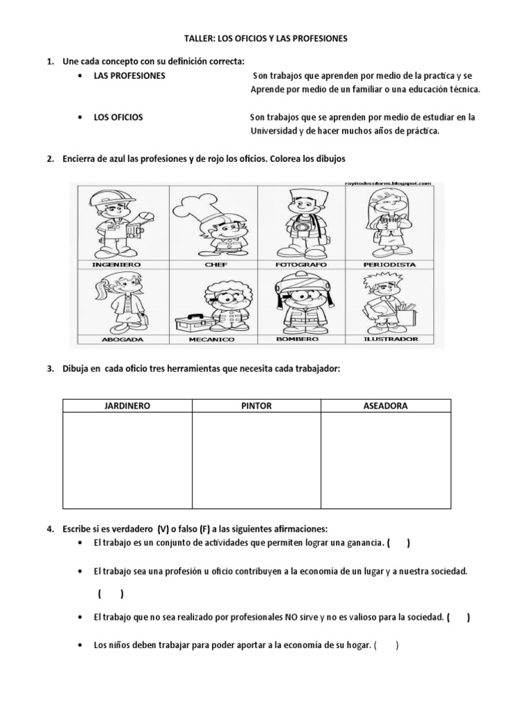 Oficios y Profesiones 2do | PDF | Science | Ciencia y Tecnología