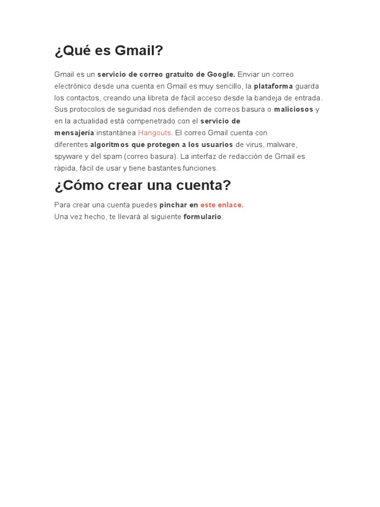 Guía Completa de Gmail: Funciones y Configuración | PDF | Gmail | Spamming