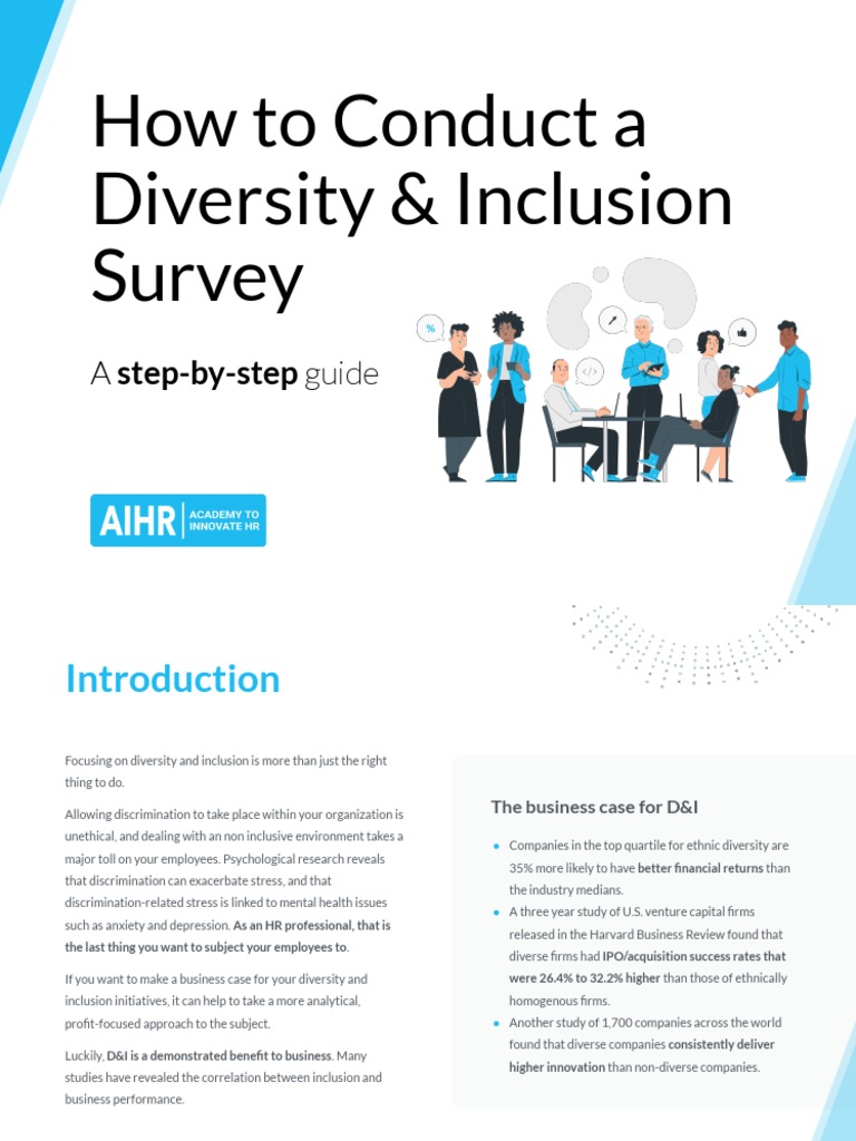 How To Conduct A Diversity & Inclusion Survey: A Step-By-Step Guide ...
