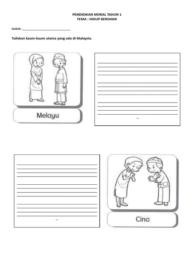 Pendidikan Moral Tahun 1 M9 | PDF