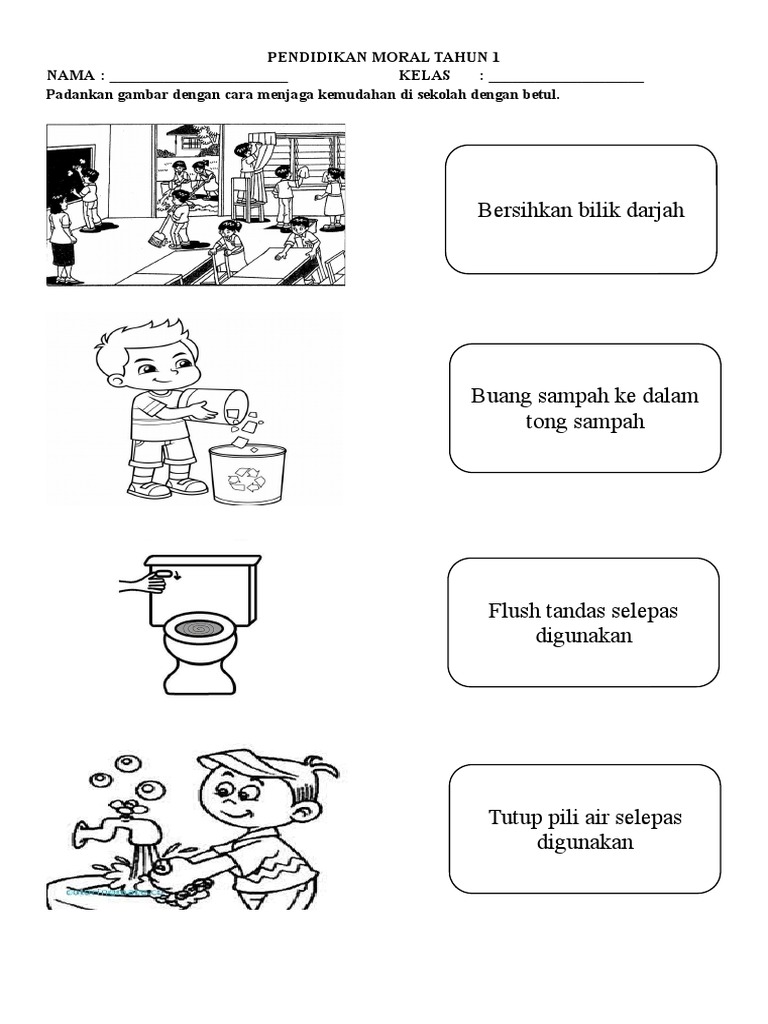 Pendidikan Moral Tahun 1 | PDF