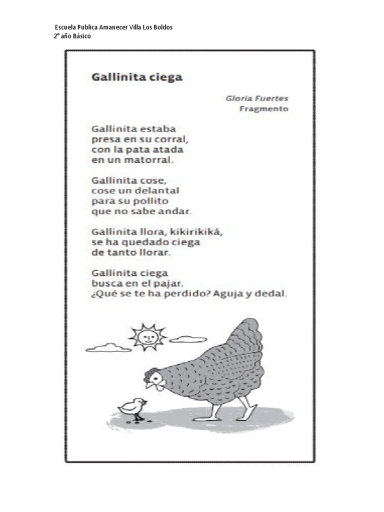 Lecturas Cortas 2 Año Pdf Chile Aves