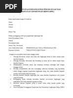 Contoh Format SPPL | PDF