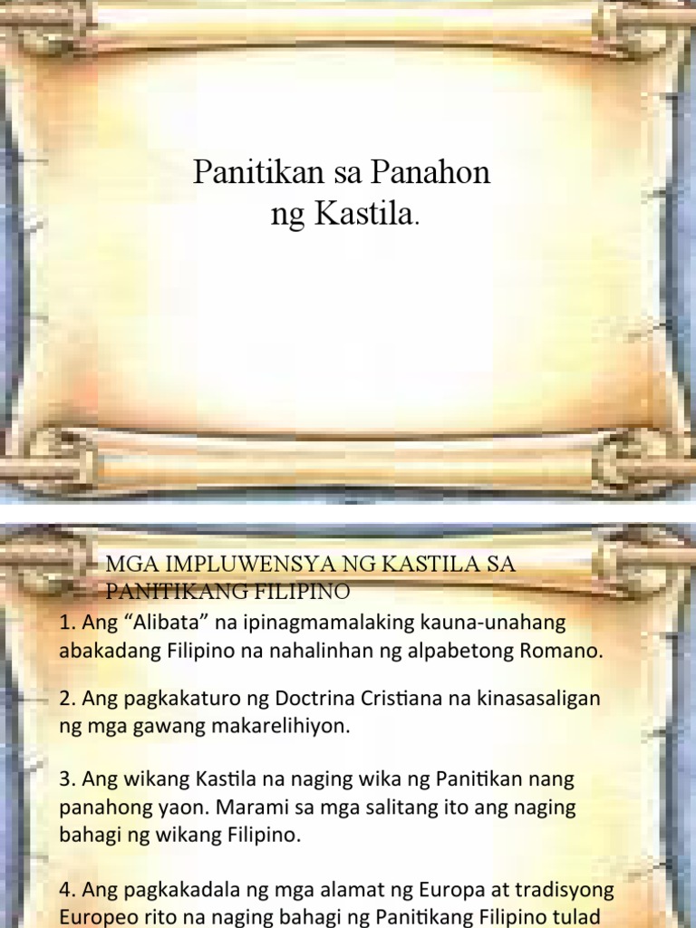 Panahon NG Kastila | PDF