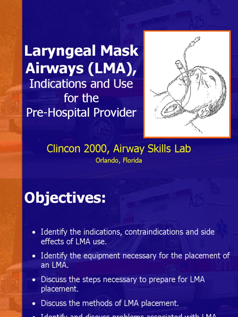 Laryngeal Mask Airway Indications & Use | PDF | Human Head And Neck ...