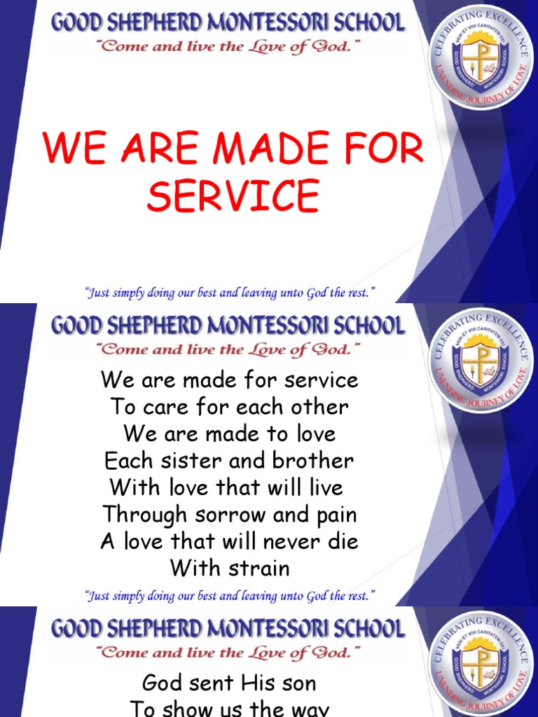 We Are Made For Service | PDF | Poetry