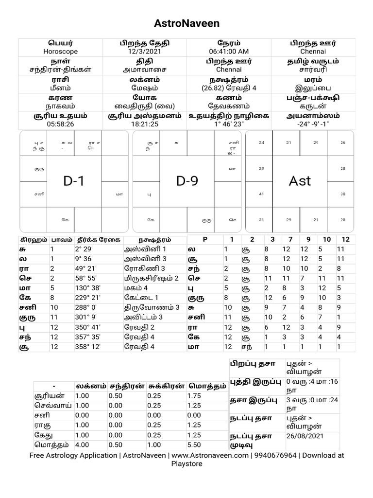 Astro Naveen Software | PDF