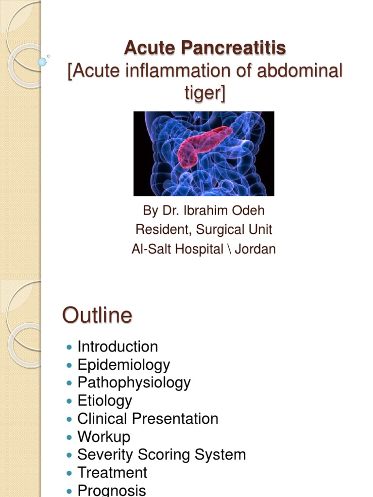 Diagnosing and Classifying Acute Pancreatitis | PDF | Pancreas ...